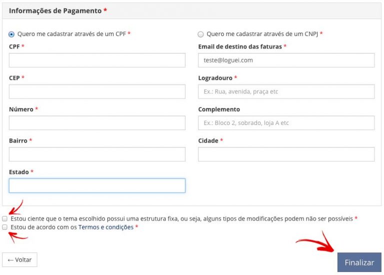 Criar meu primeiro site! Veja como é simples criar site com a Loguei